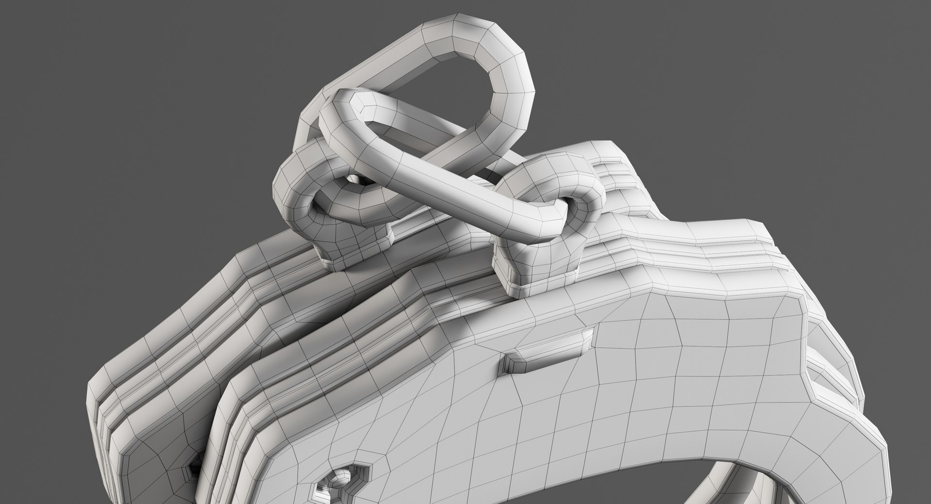 3D galls double lock handcuffs - TurboSquid 1368521