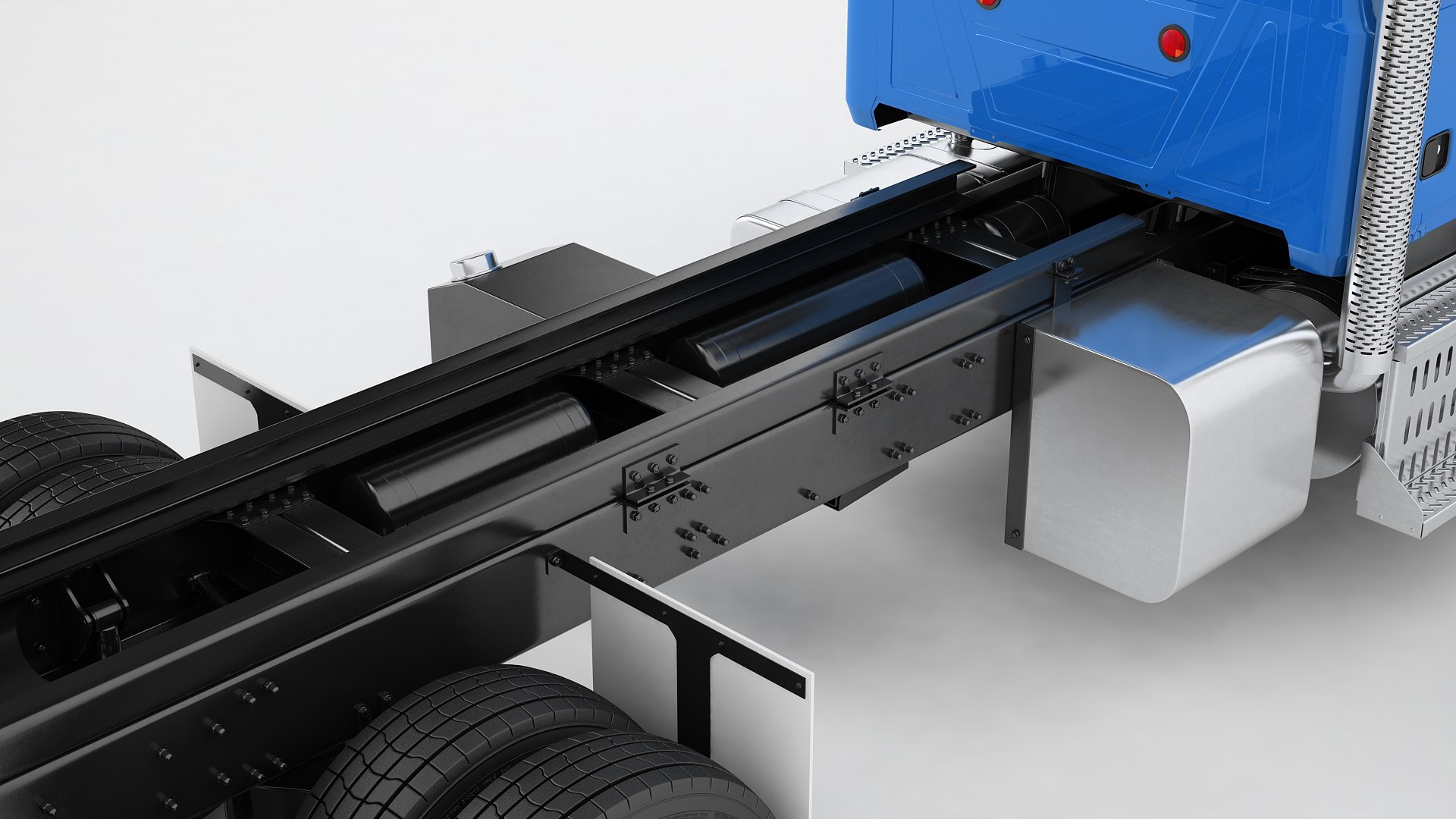 3D Semi Truck Chassis Generic 03 - TurboSquid 1819748