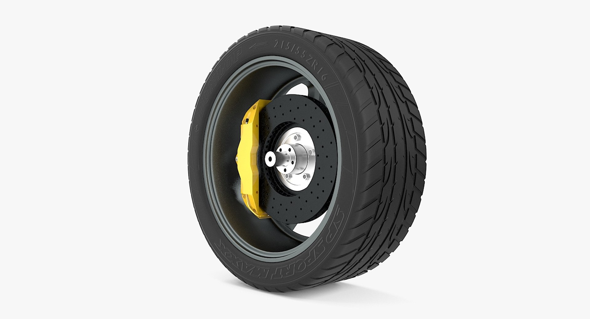 3d portofino dark disk car wheel