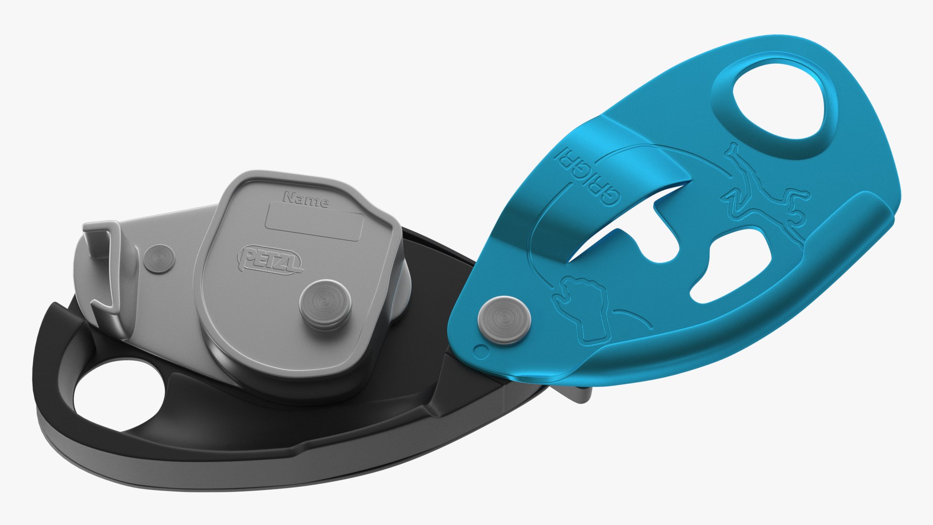 3D Climbing Technology Gri Gri Petzl Blue Open - TurboSquid 2190558