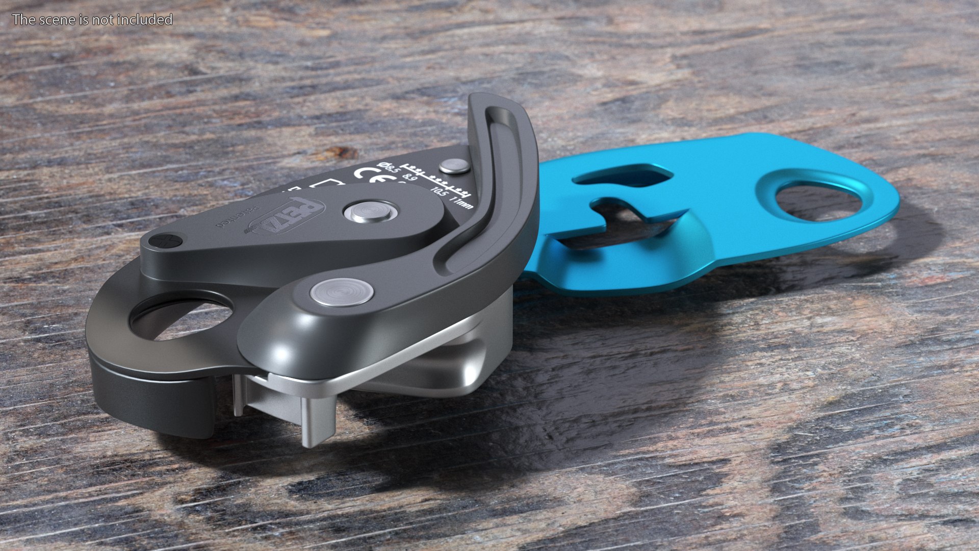 3D Climbing Technology Gri Gri Petzl Blue Open - TurboSquid 2190558