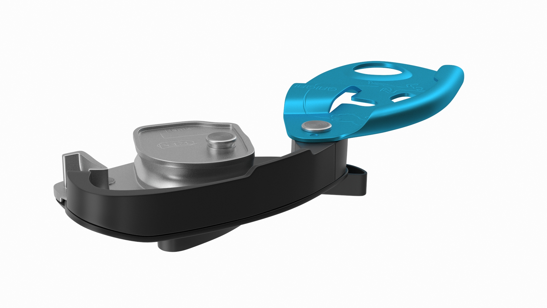 3D Climbing Technology Gri Gri Petzl Blue Open - TurboSquid 2190558