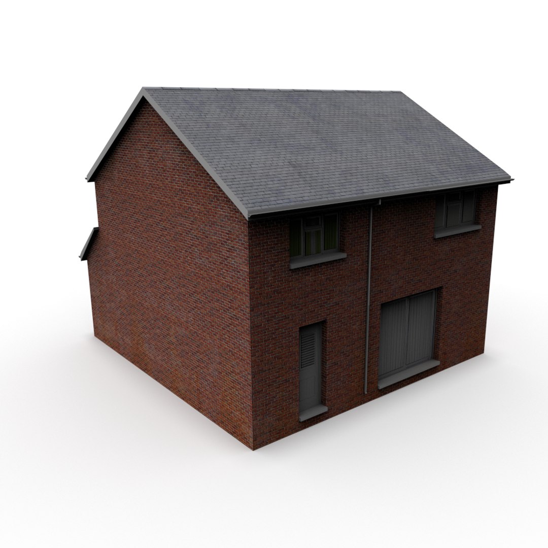 House Detached 3d Obj