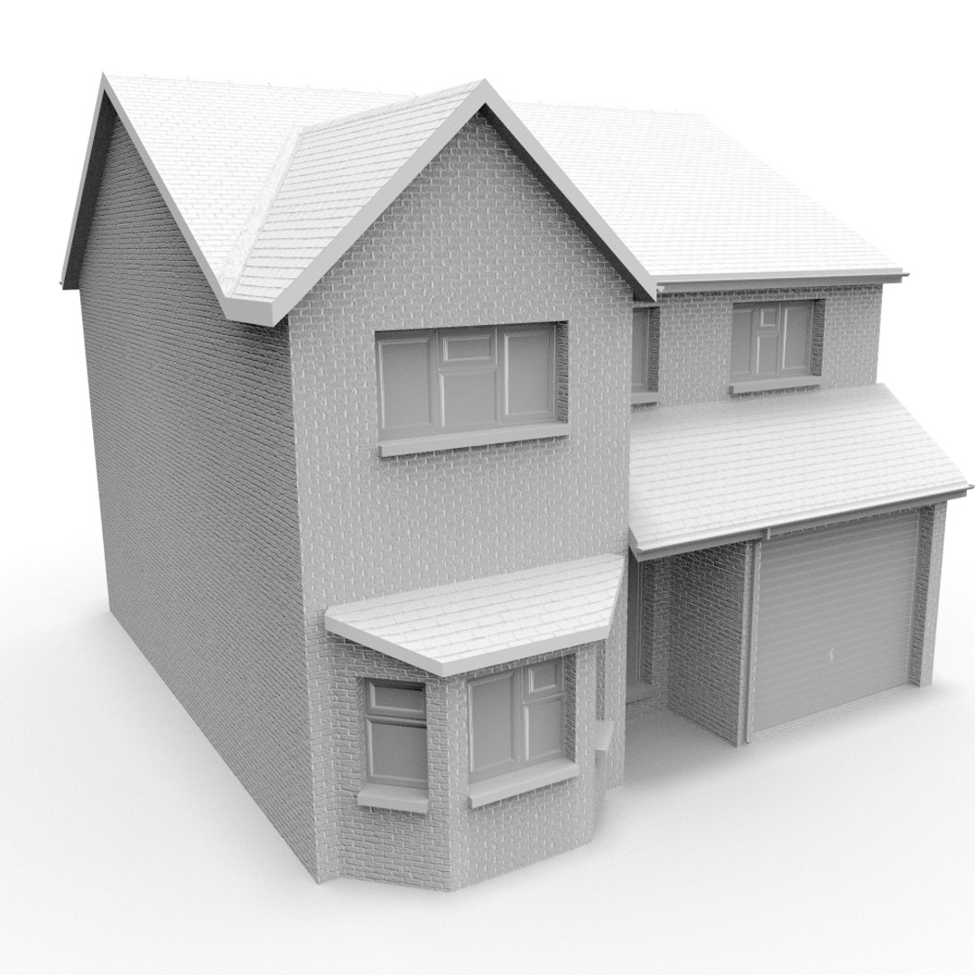 House Detached 3d Obj