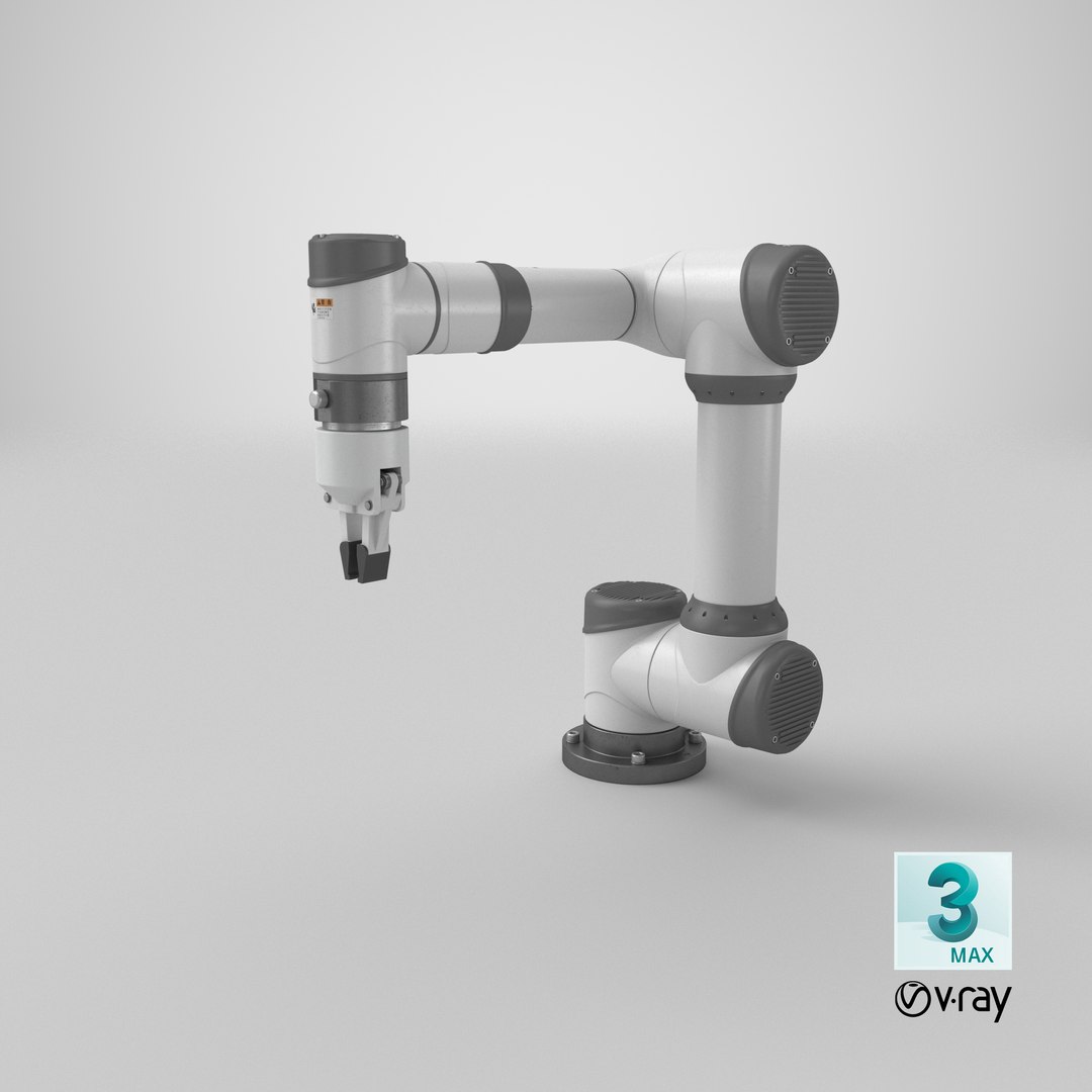 White Collaborative Robot W Gripper Model - TurboSquid 2036120