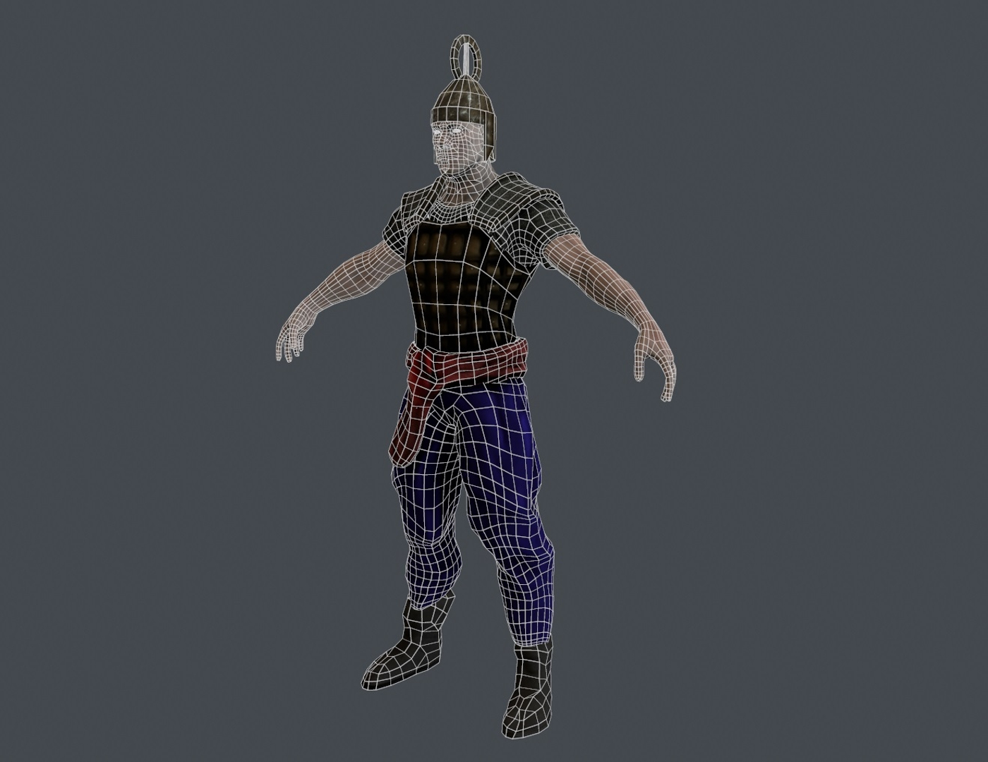 3d Model Ancient Warrior