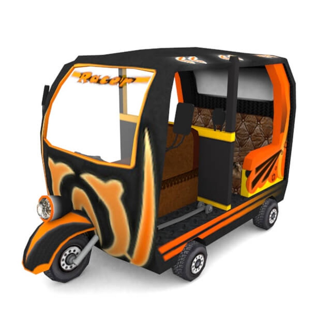 3d Model Rickshaw