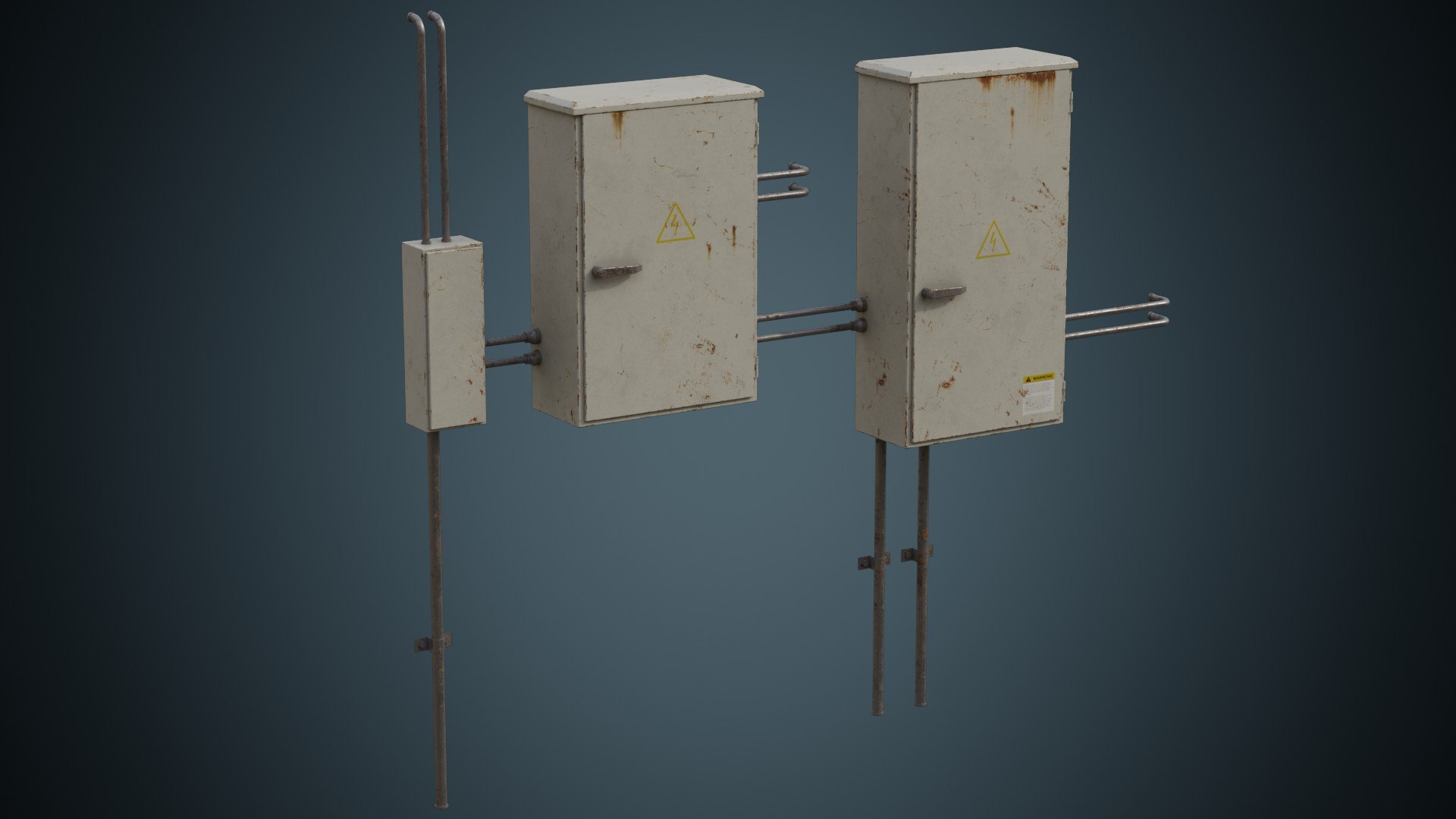 Utility Box 1b 3D Model - TurboSquid 1655979