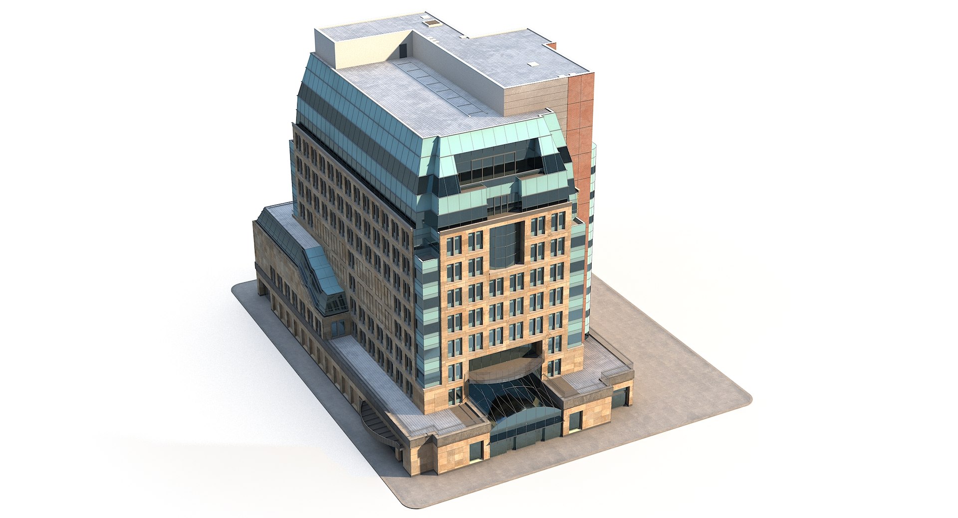 3D Helen and Martin Kimmel Building model - TurboSquid 1859187