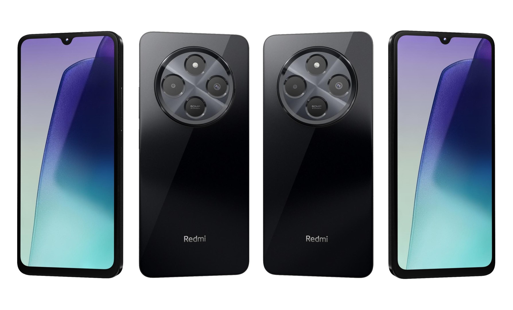 3D Model Xiaomi Redmi 14C Midnight Black - TurboSquid 2276792