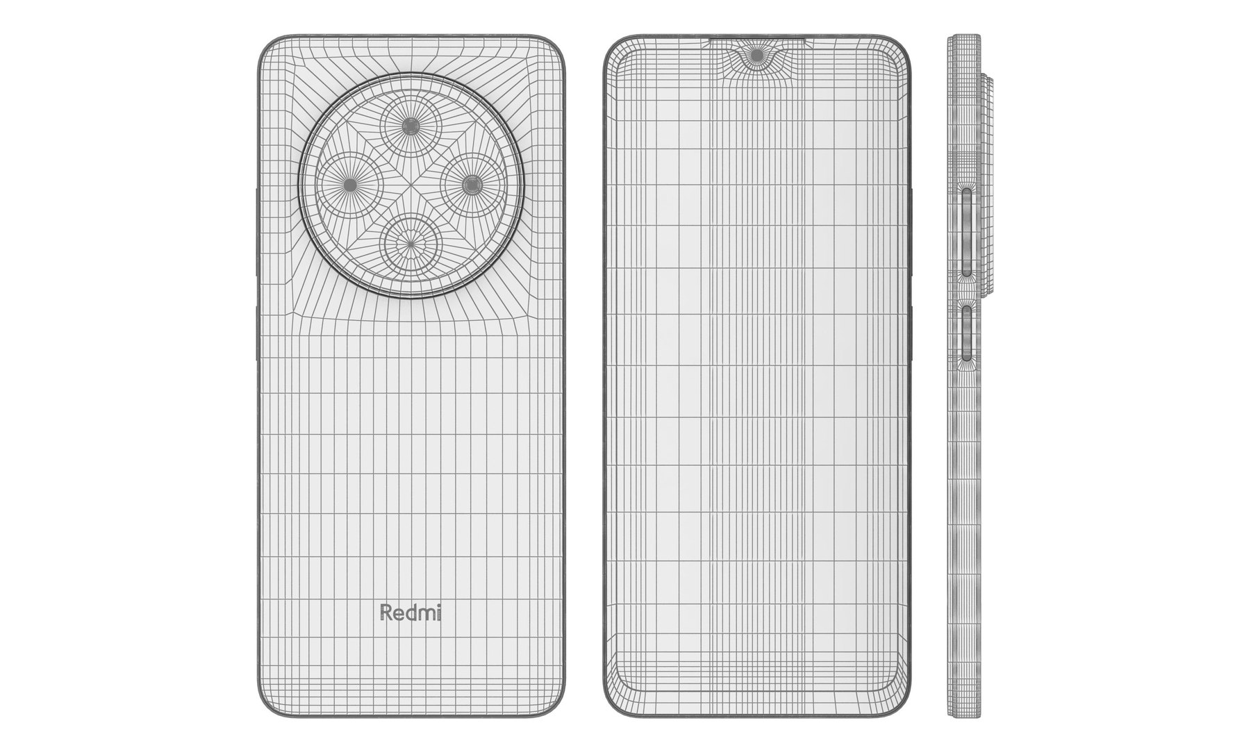 3D Model Xiaomi Redmi 14C Midnight Black - TurboSquid 2276792