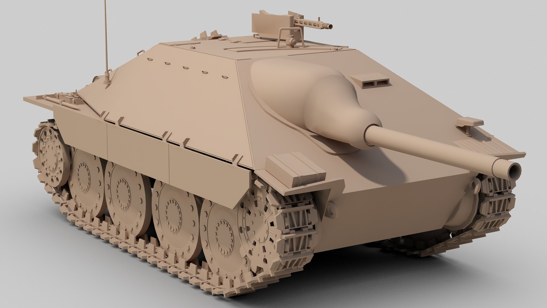 Jagdpanzer 38 Hetzer 3D Model - TurboSquid 1724163