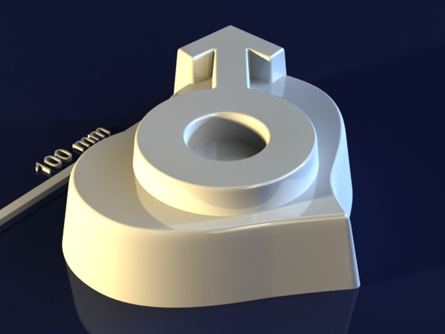 Male Mould Hand 3d Model