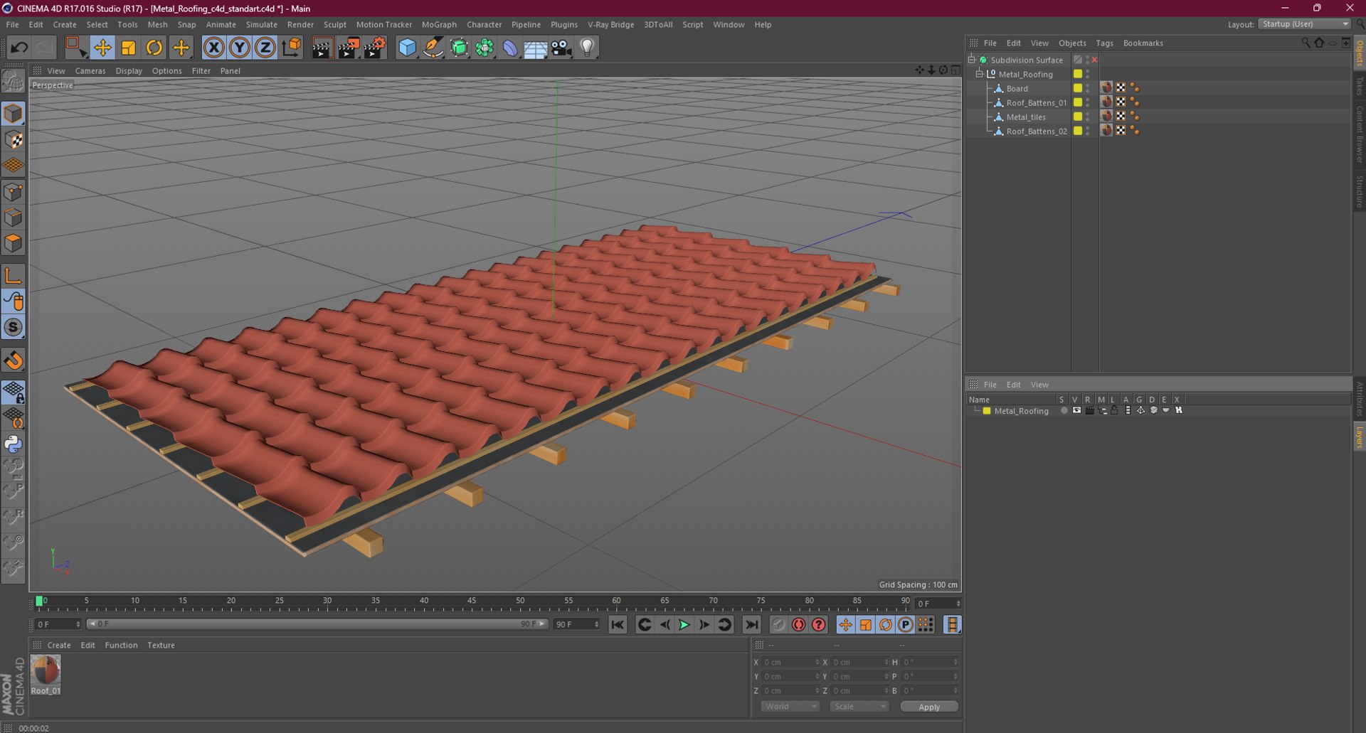 Metal Roofing 3D Model - TurboSquid 2248103