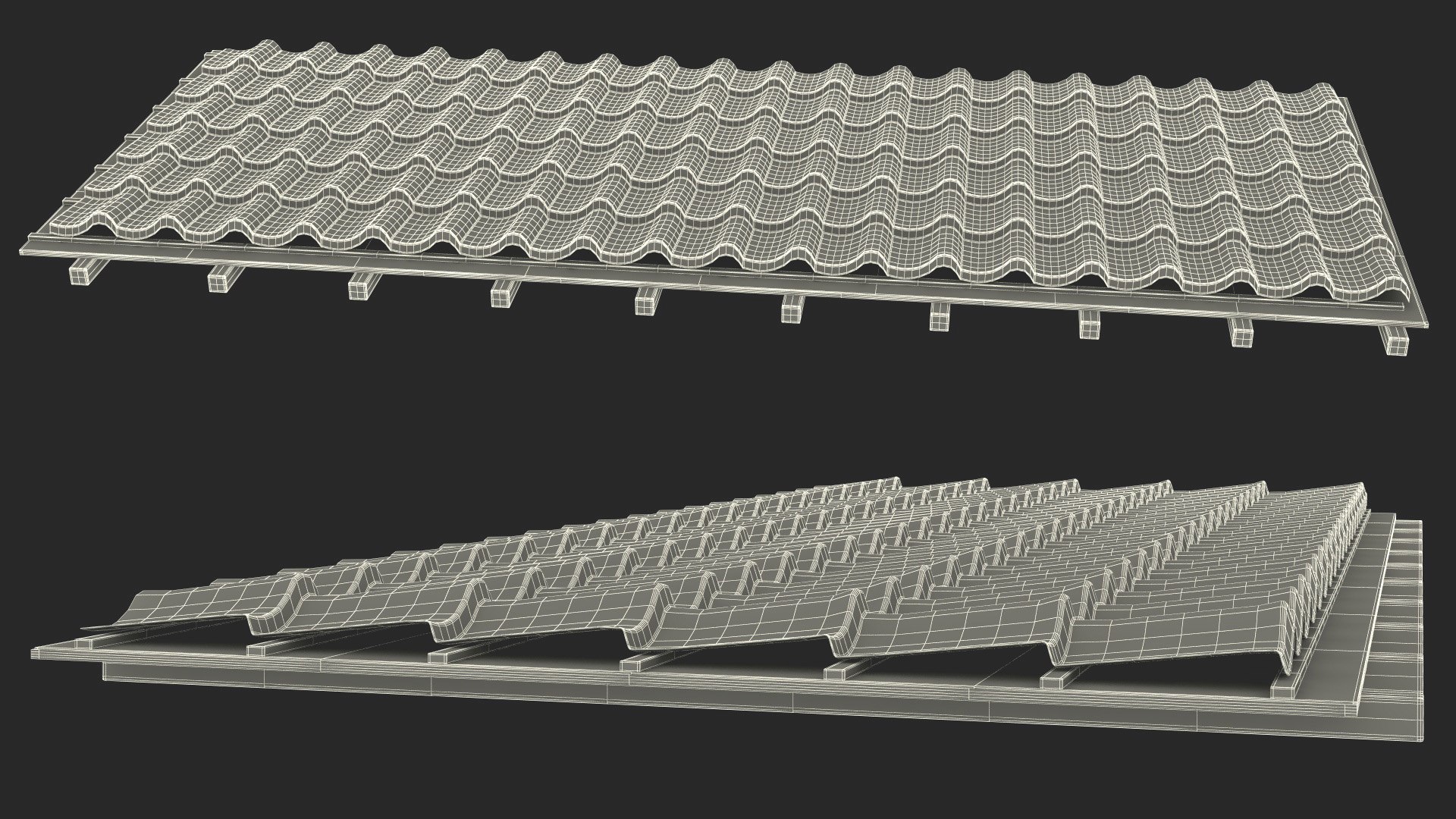 Metal Roofing 3D Model - TurboSquid 2248103