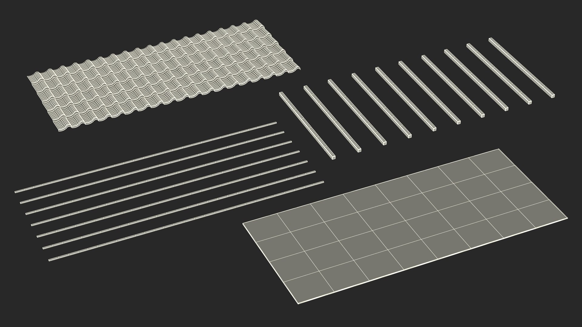 Metal Roofing 3D Model - TurboSquid 2248103