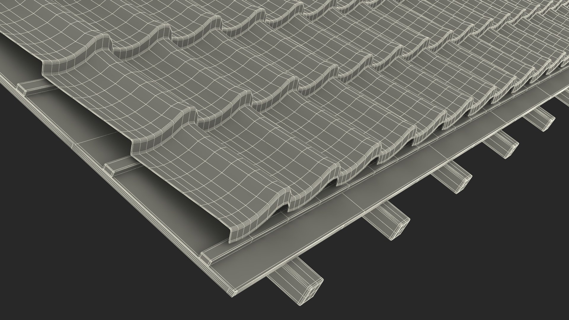 Metal Roofing 3D Model - TurboSquid 2248103