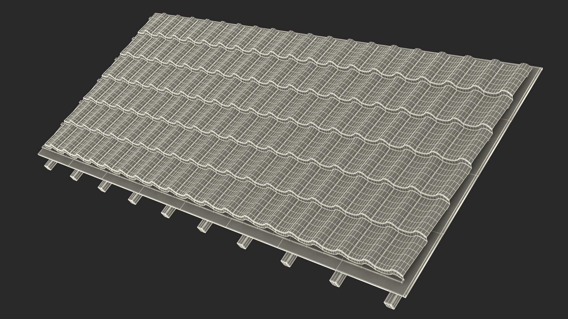 Metal Roofing 3D Model - TurboSquid 2248103