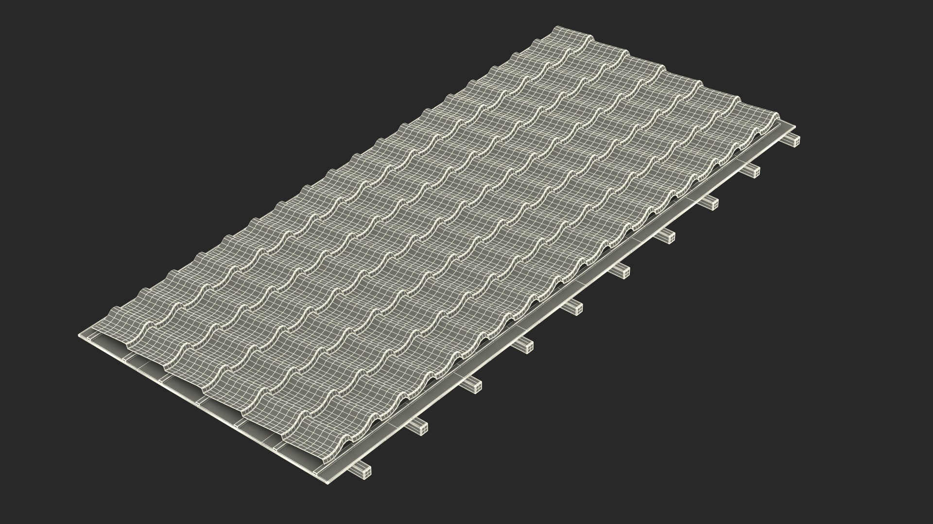Metal Roofing 3D Model - TurboSquid 2248103