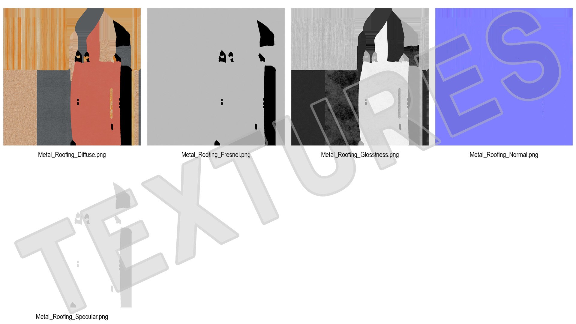 Metal Roofing 3D Model - TurboSquid 2248103