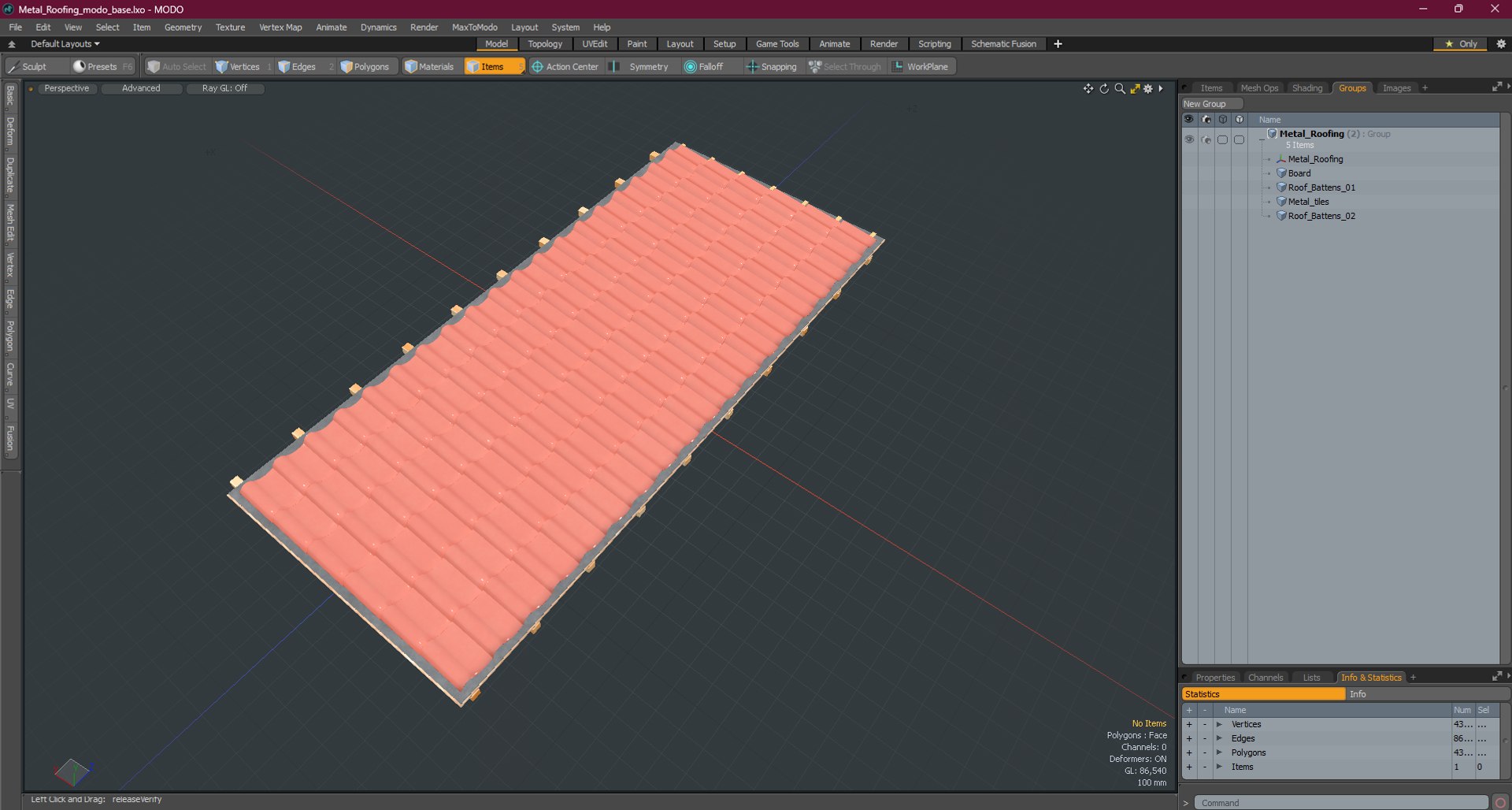 Metal Roofing 3D Model - TurboSquid 2248103