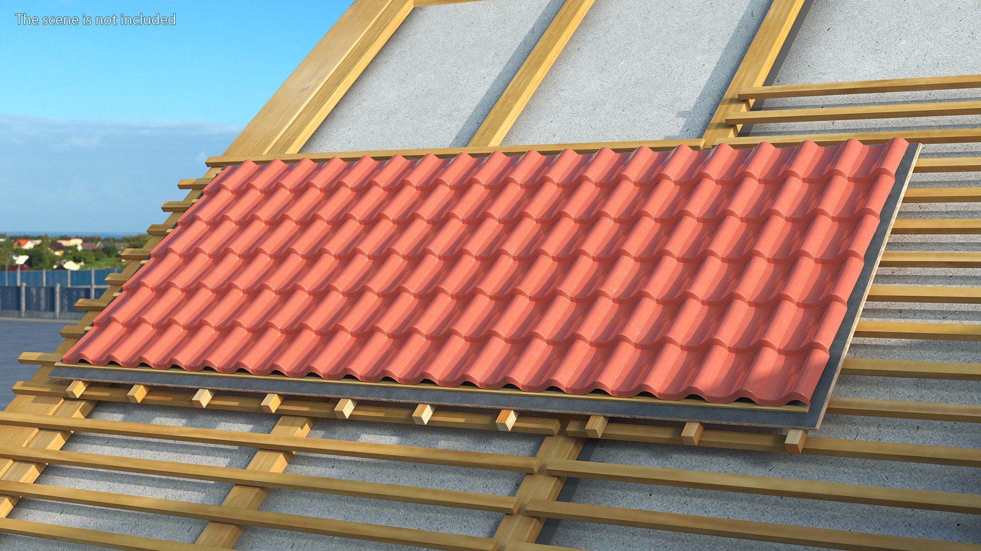 Metal Roofing 3D Model - TurboSquid 2248103