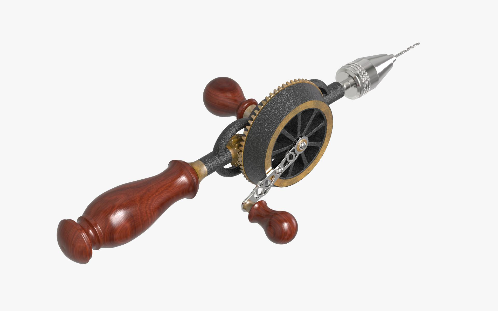 Manual Hand Drill 3D model - TurboSquid 1916724