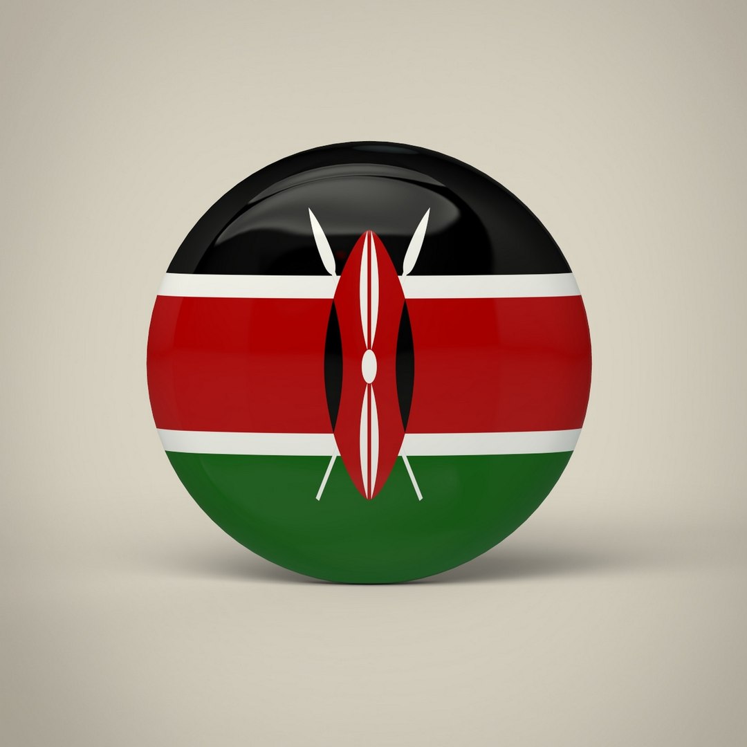 3D Kenya Badge - TurboSquid 1820027