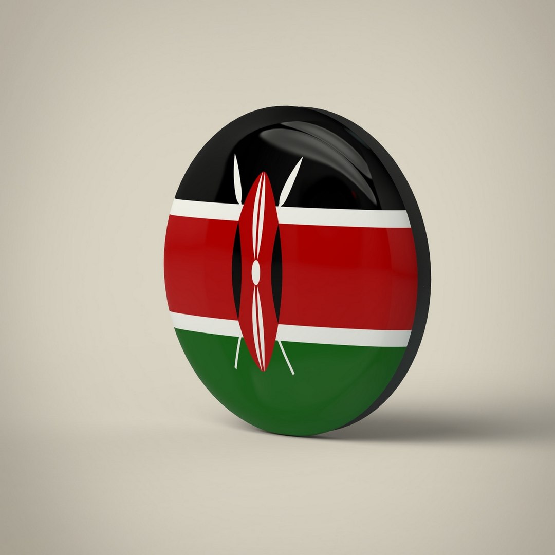 3D Kenya Badge - TurboSquid 1820027