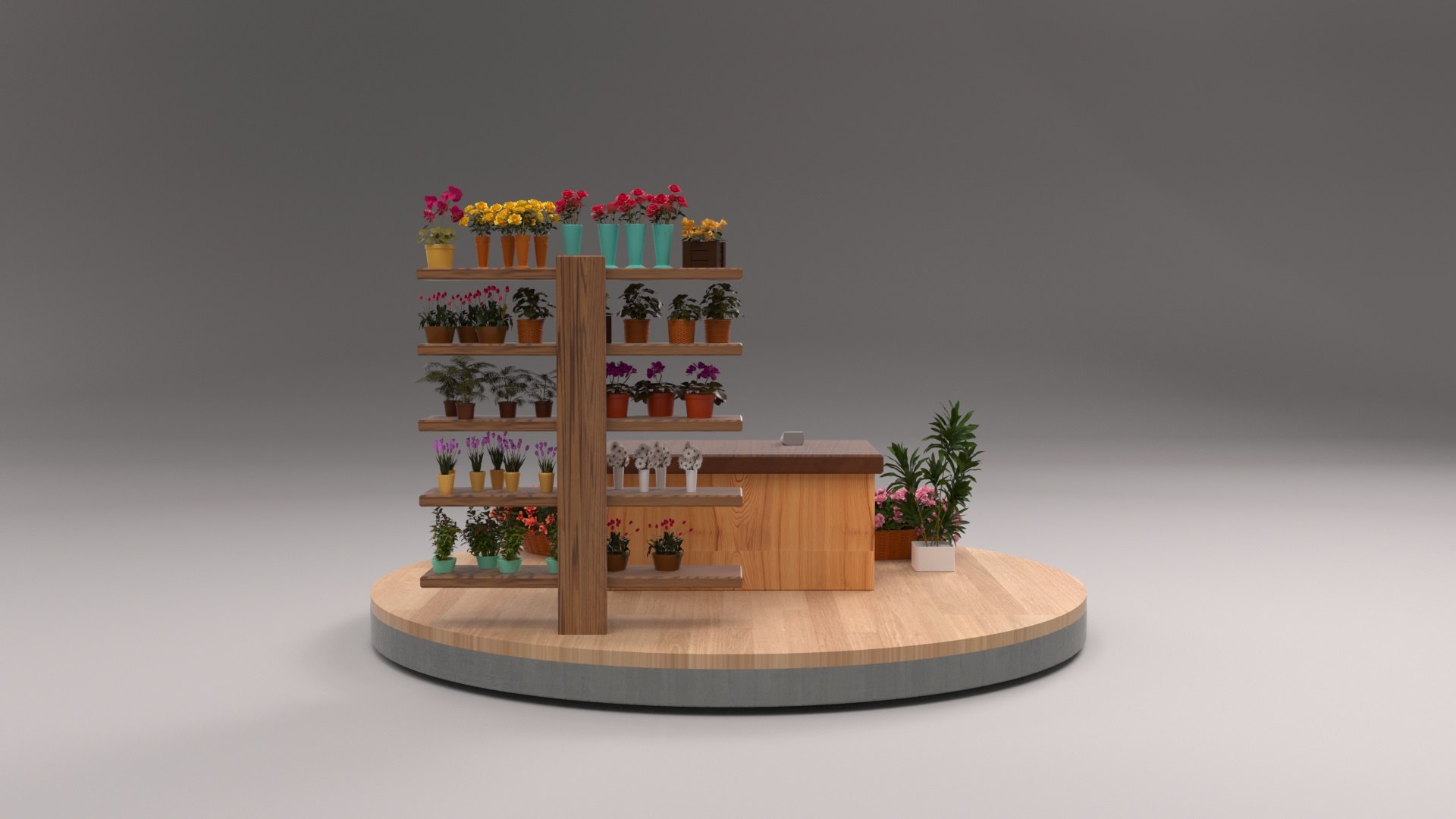 3D model Flower Shop - TurboSquid 2027459
