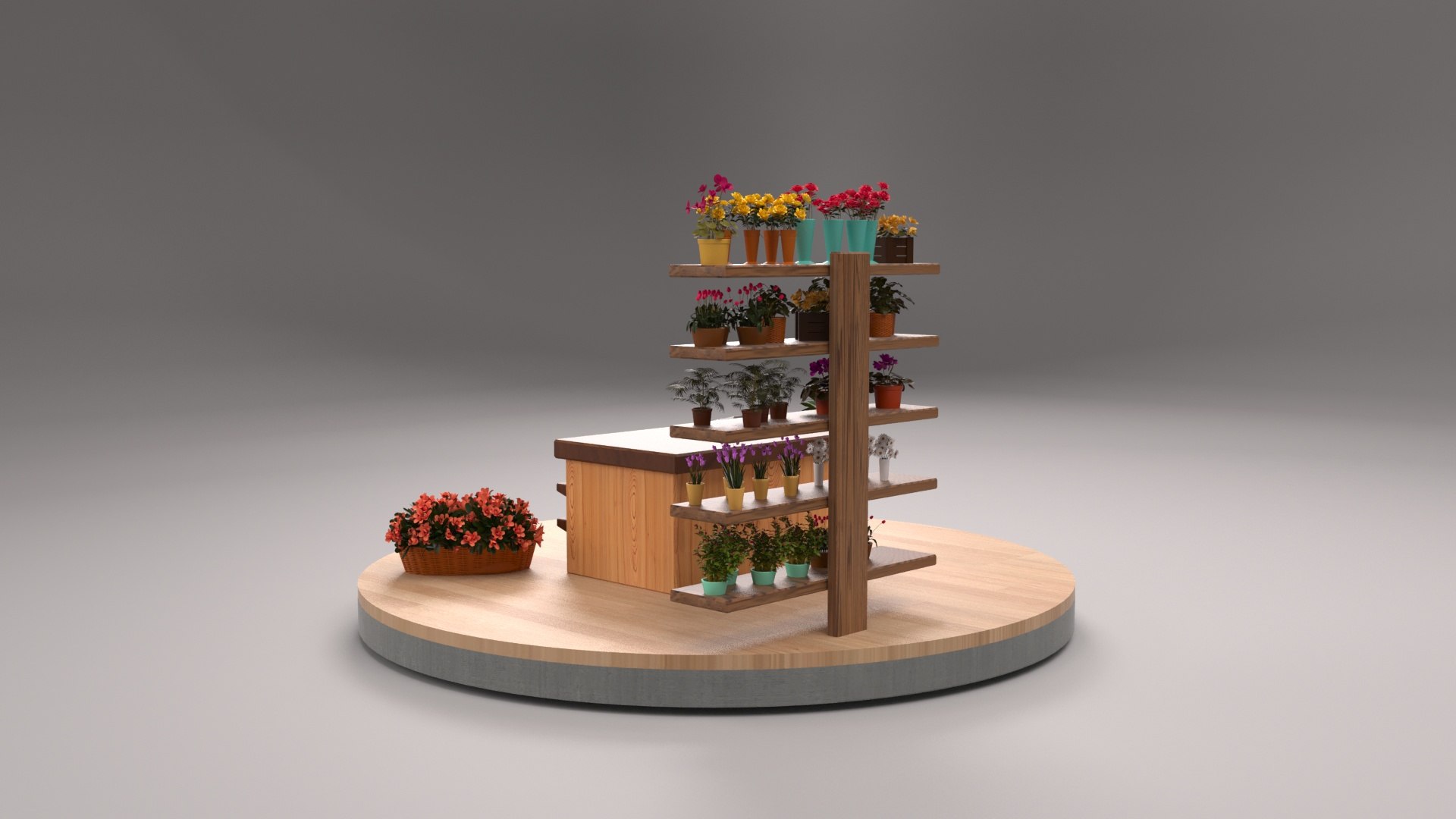 3D model Flower Shop - TurboSquid 2027459