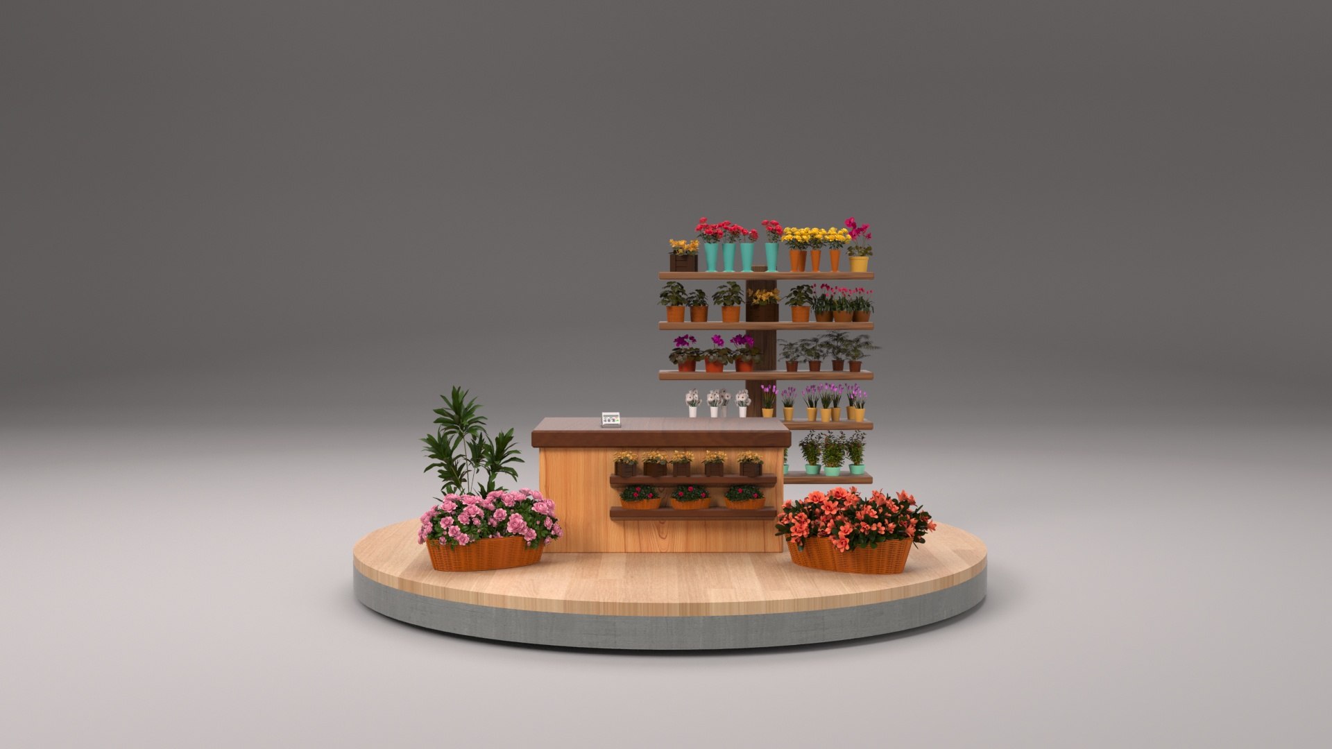 3D model Flower Shop - TurboSquid 2027459