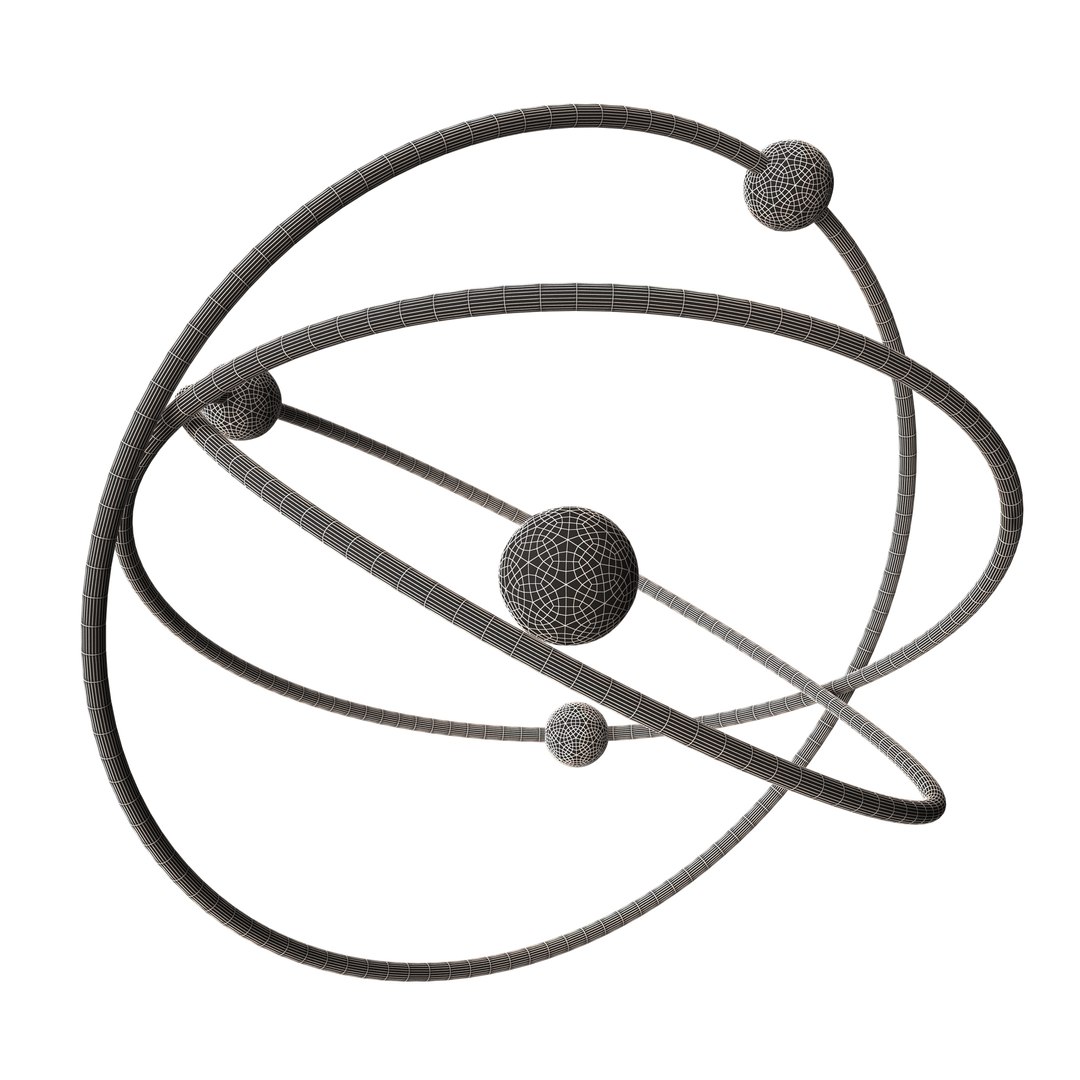 3D Model Planetary Atom - TurboSquid 2004762