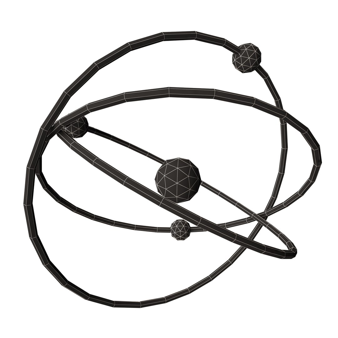 3D Model Planetary Atom - TurboSquid 2004762