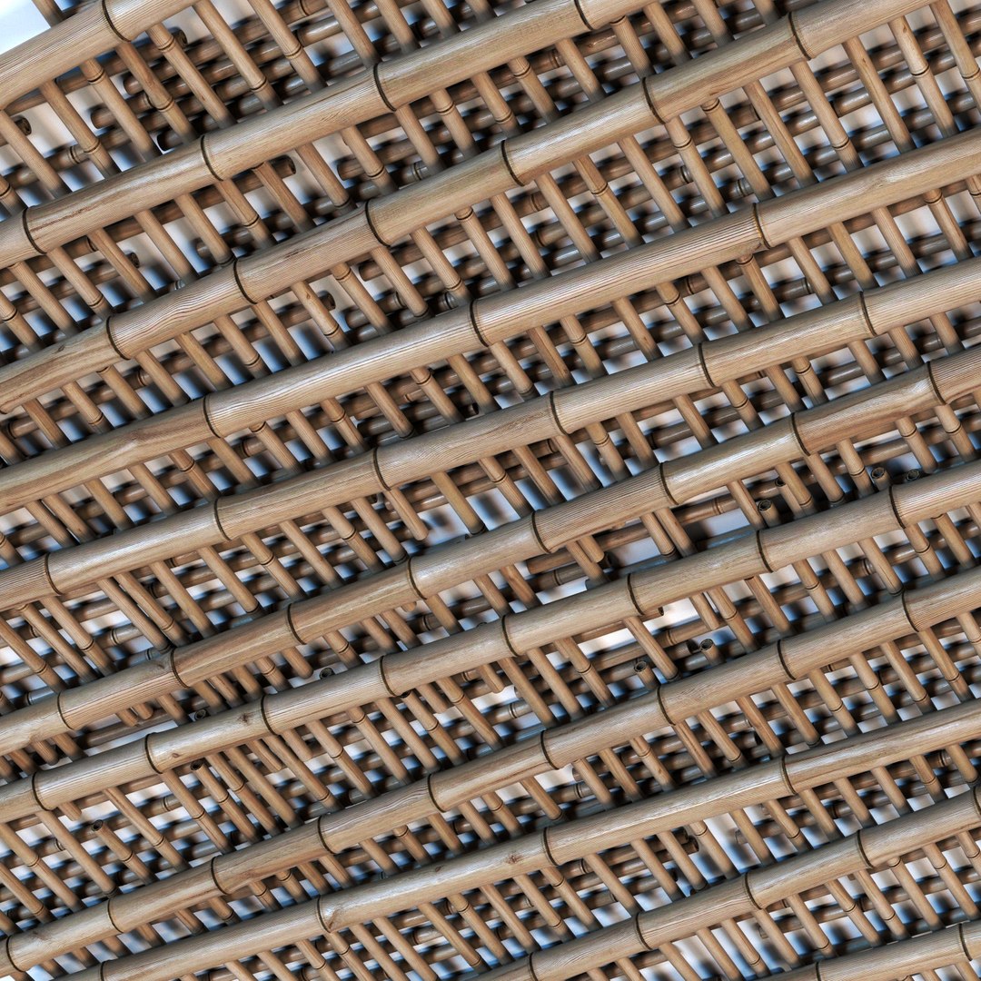 3D ceiling bamboo model - TurboSquid 1596719