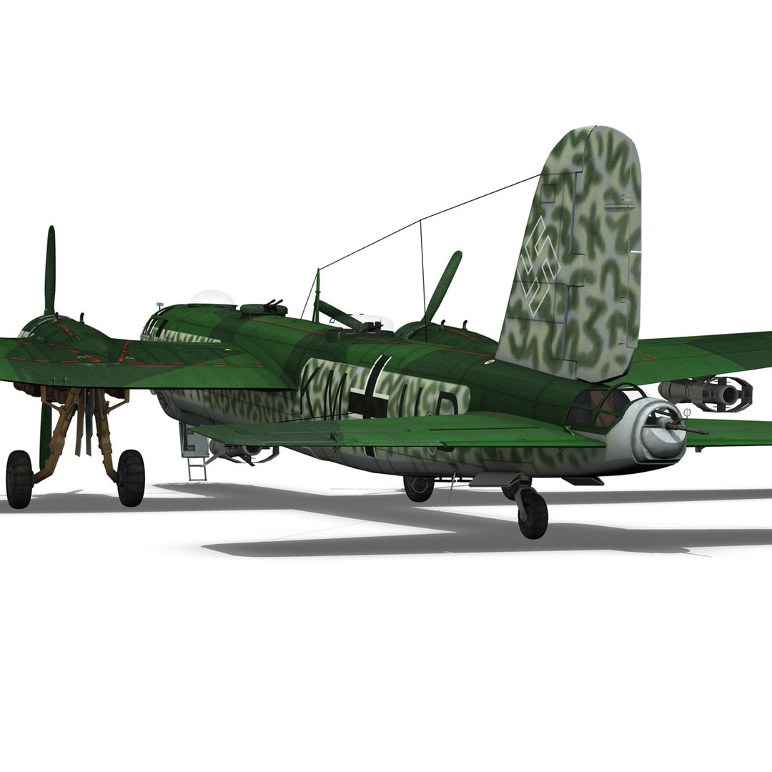 3d Heinkel He-177 A-5 - Model