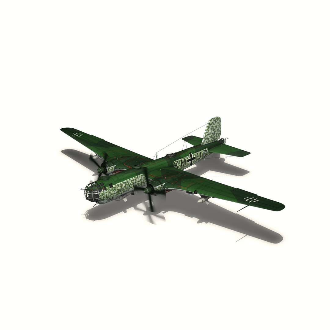 3d Heinkel He-177 A-5 - Model