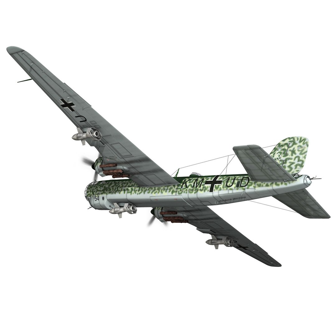 3d Heinkel He-177 A-5 - Model
