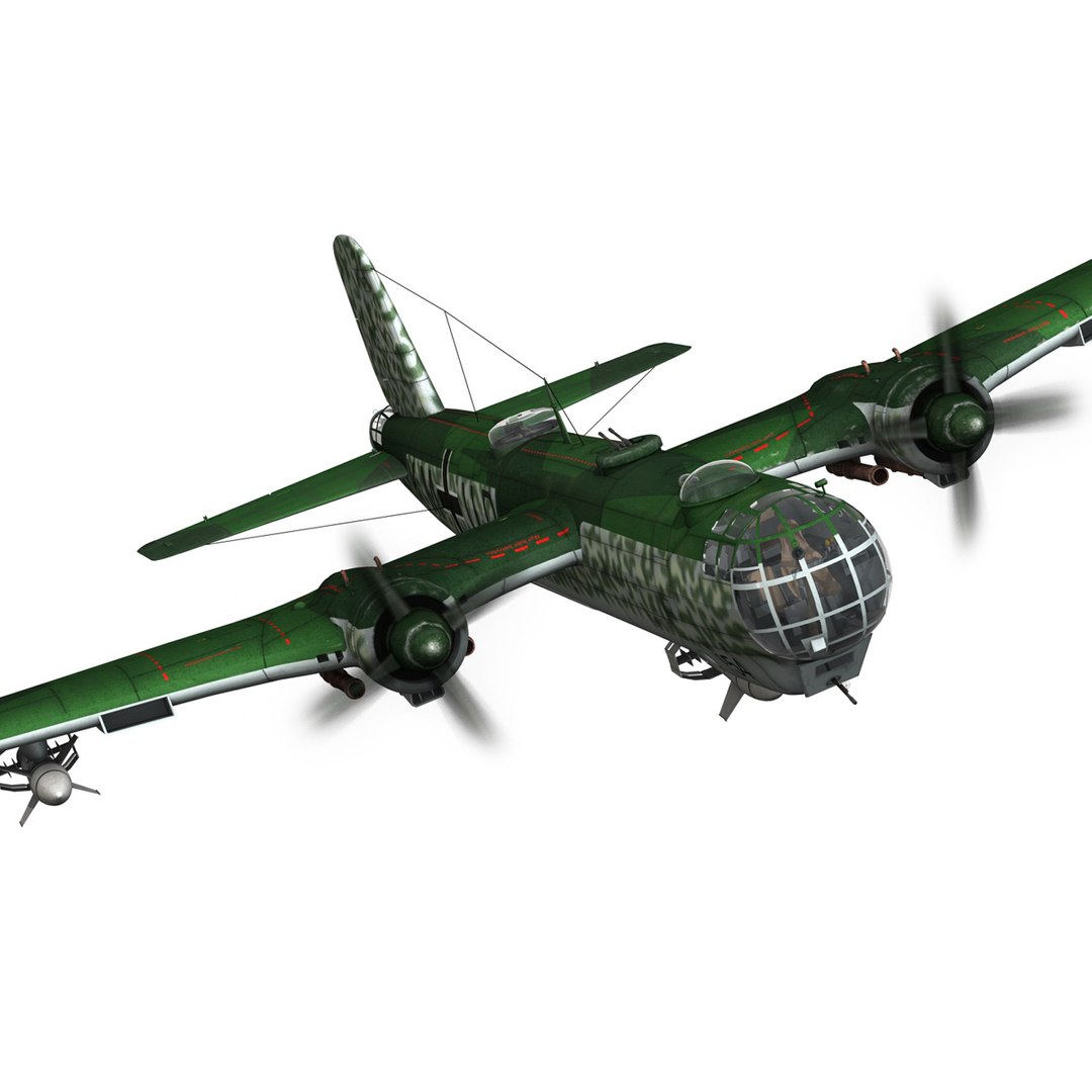 3d Heinkel He-177 A-5 - Model