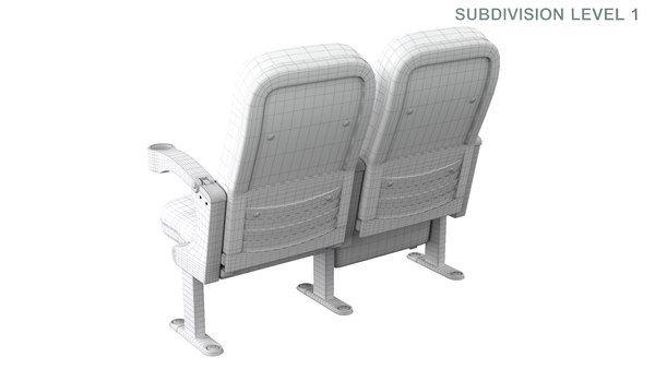 Theatre Seats 3D model - TurboSquid 1726126