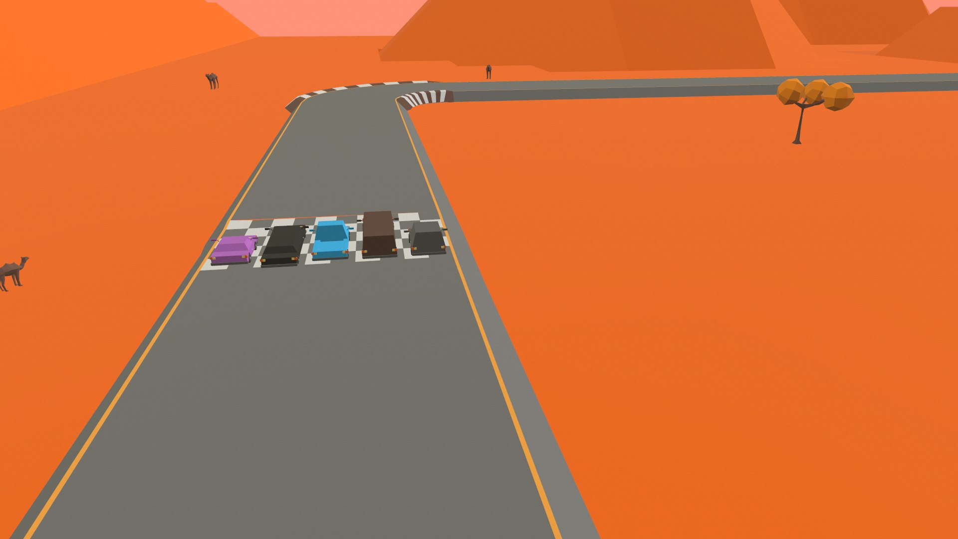 Race track low-poly 3D model - TurboSquid 1569942