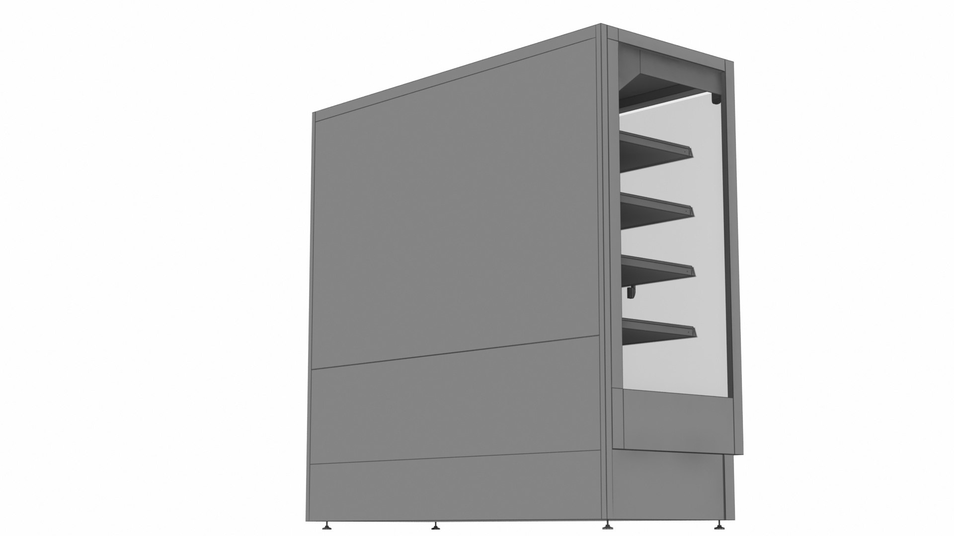 3D Freezer Display Wall And Bunker - TurboSquid 2504854