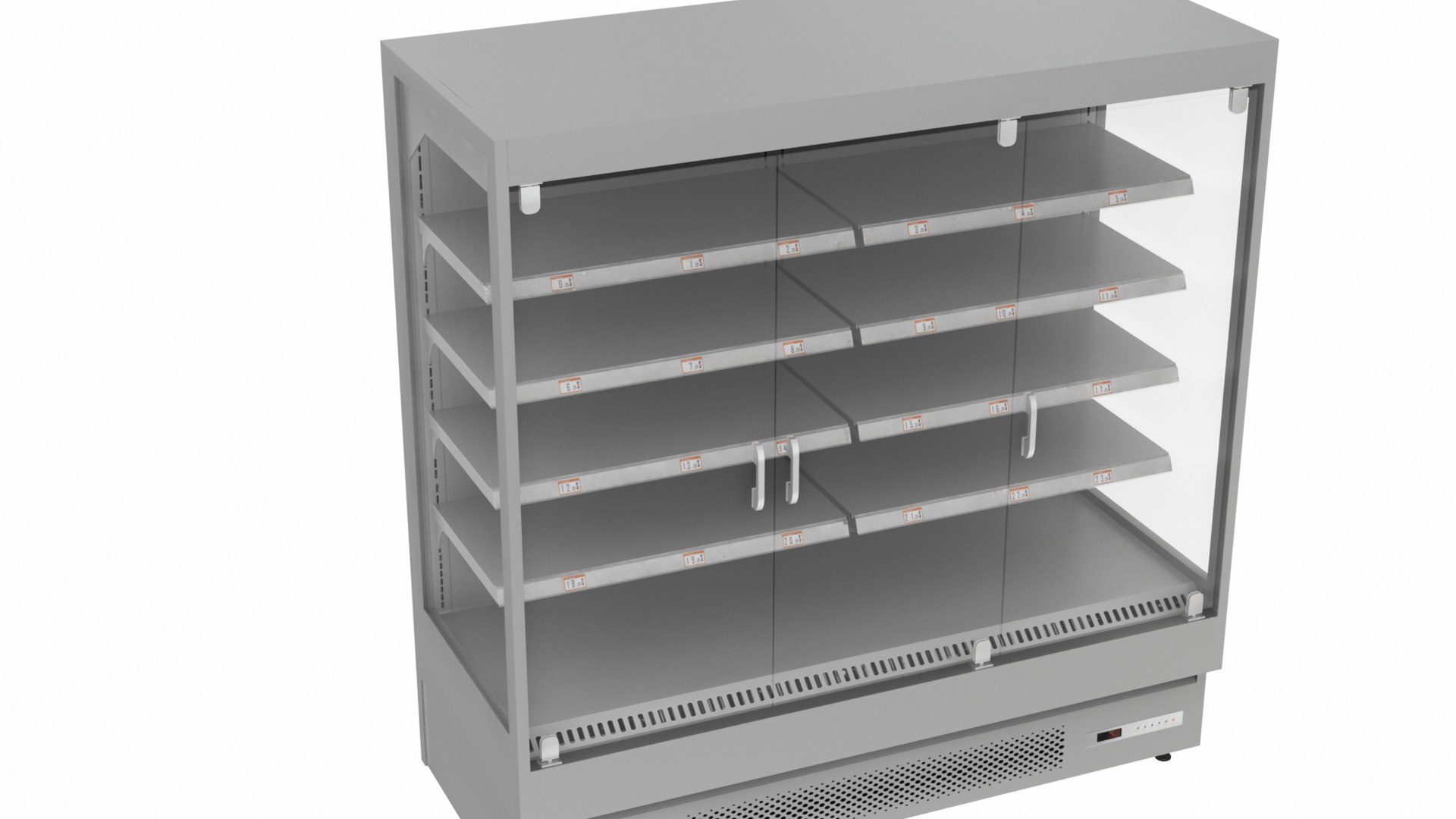 3D Freezer Display Wall And Bunker - TurboSquid 2504854
