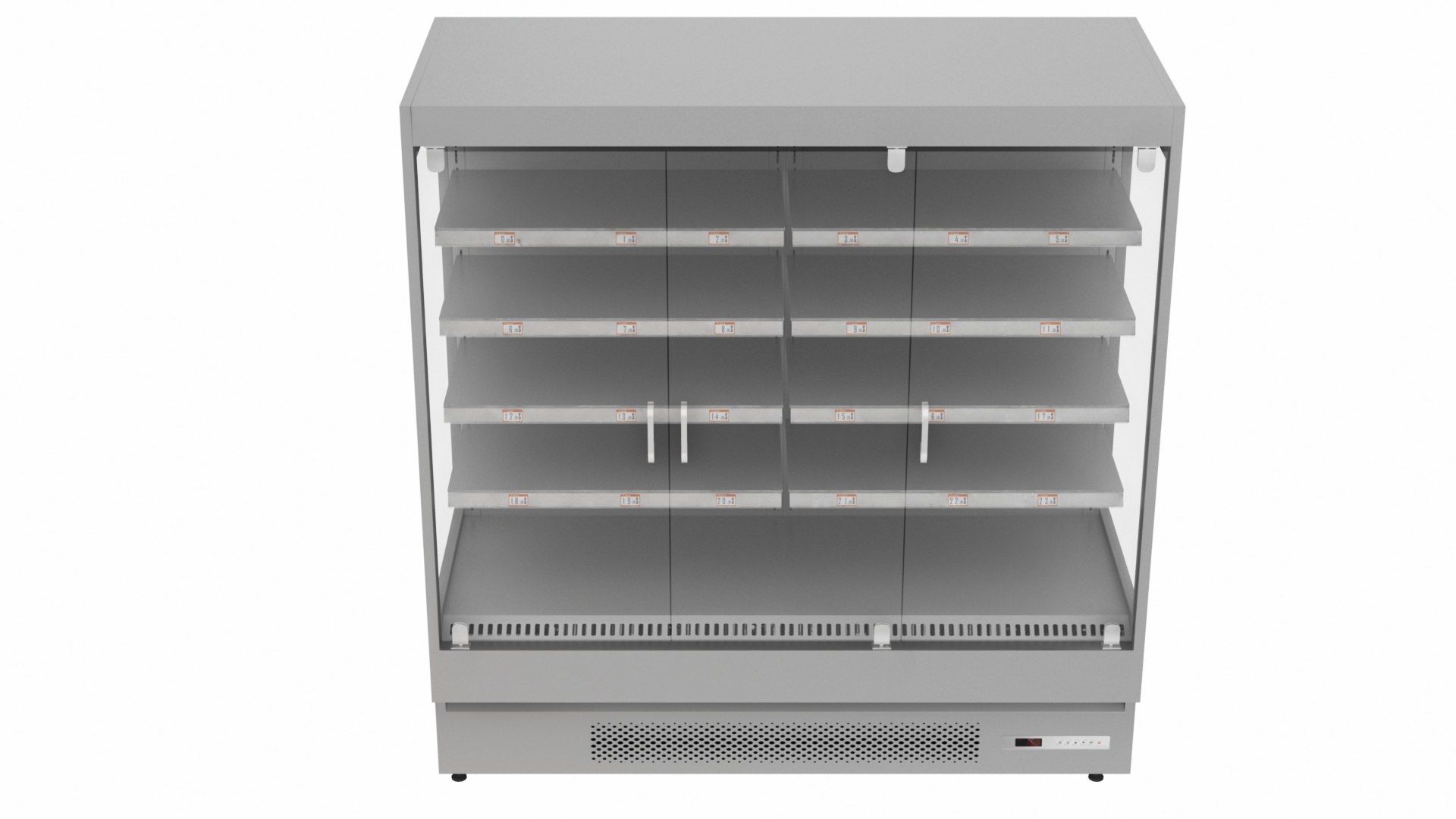 3D Freezer Display Wall And Bunker - TurboSquid 2504854