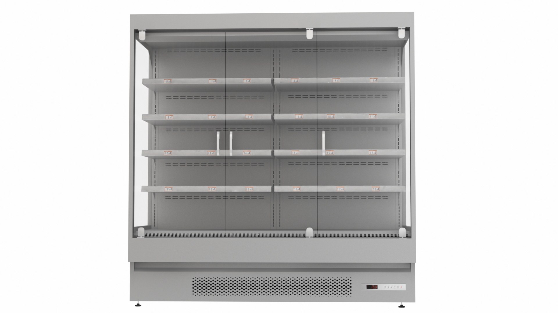 3D Freezer Display Wall And Bunker - TurboSquid 2504854