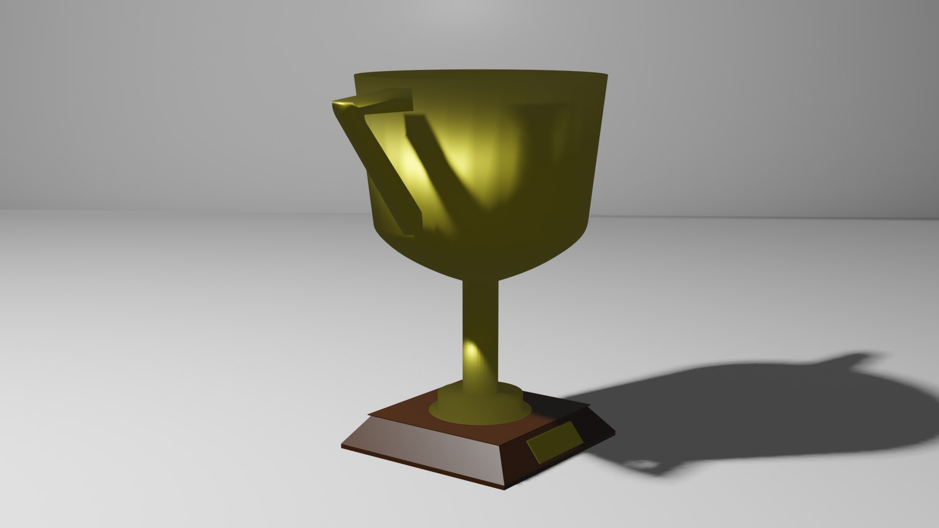 Gold Trophy Model - TurboSquid 1756431