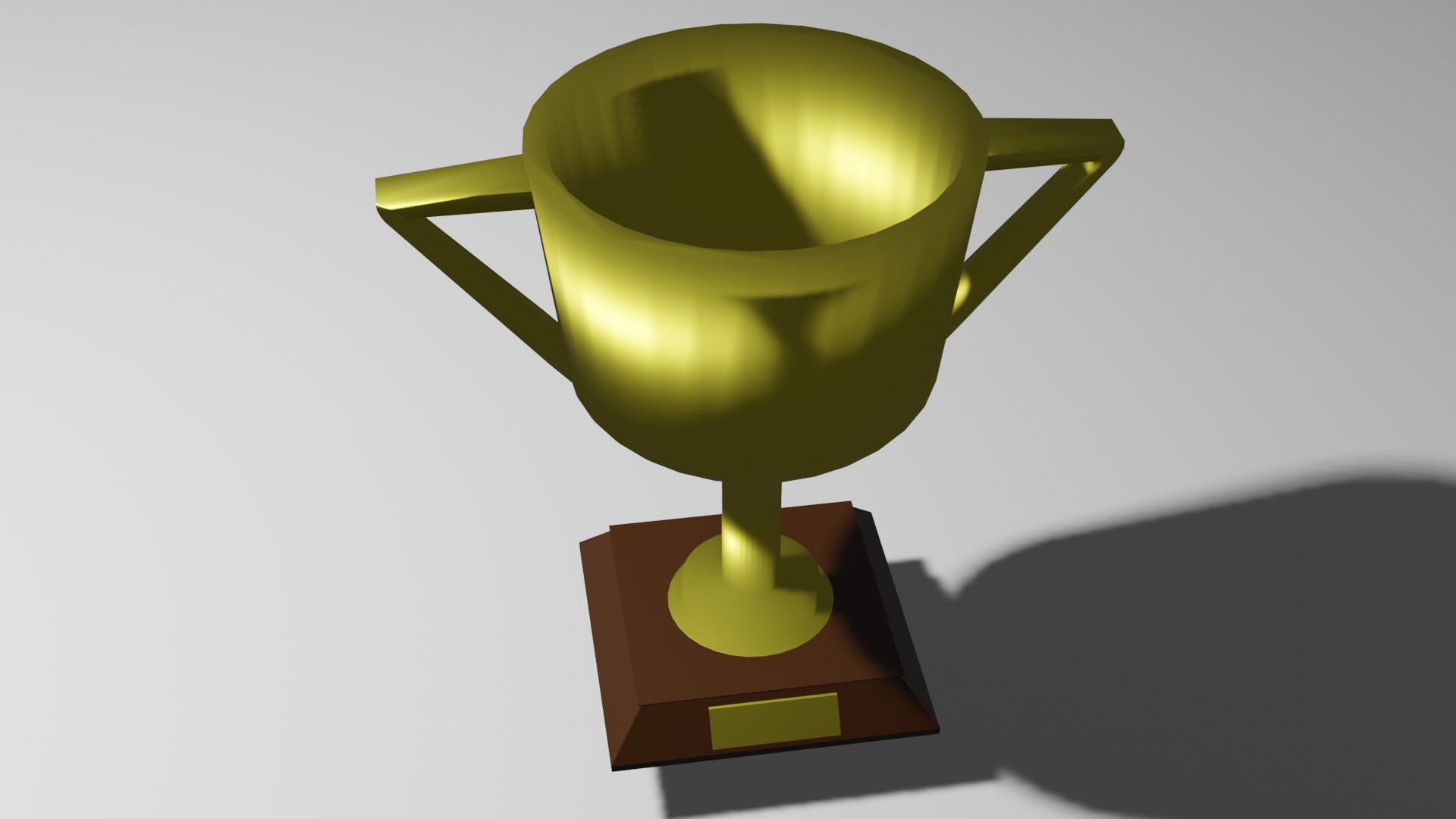 Gold Trophy Model - TurboSquid 1756431