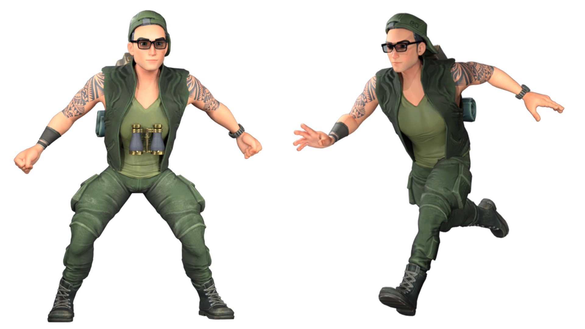 Cartoon Rigged Adventure Boy Character 3D Model 3D Model - TurboSquid ...