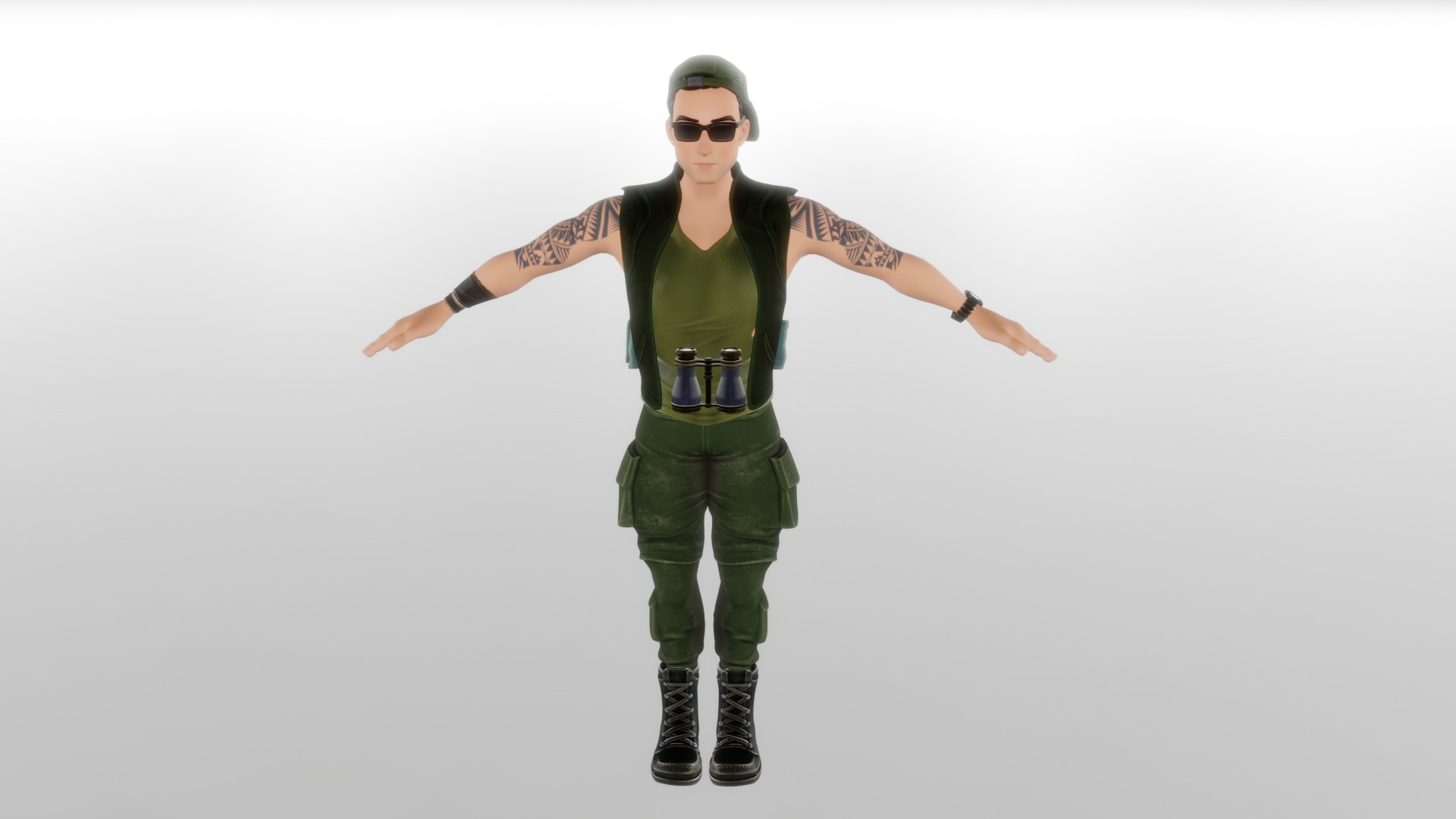 Cartoon Rigged Adventure Boy Character 3D Model 3D Model - TurboSquid ...