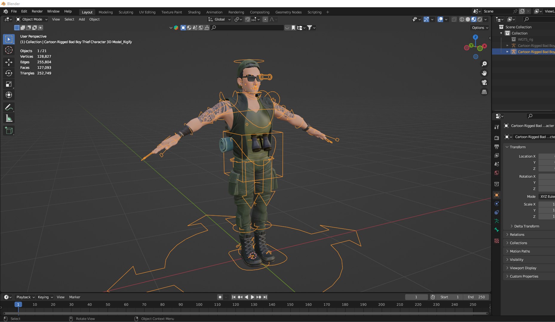 Cartoon Rigged Adventure Boy Character 3D Model 3D Model - TurboSquid ...